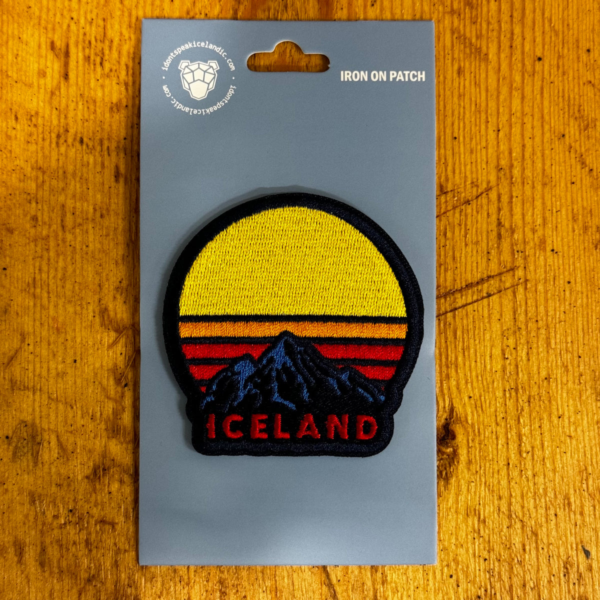 Iceland Sun - Iron on Patch – bolasmidjan