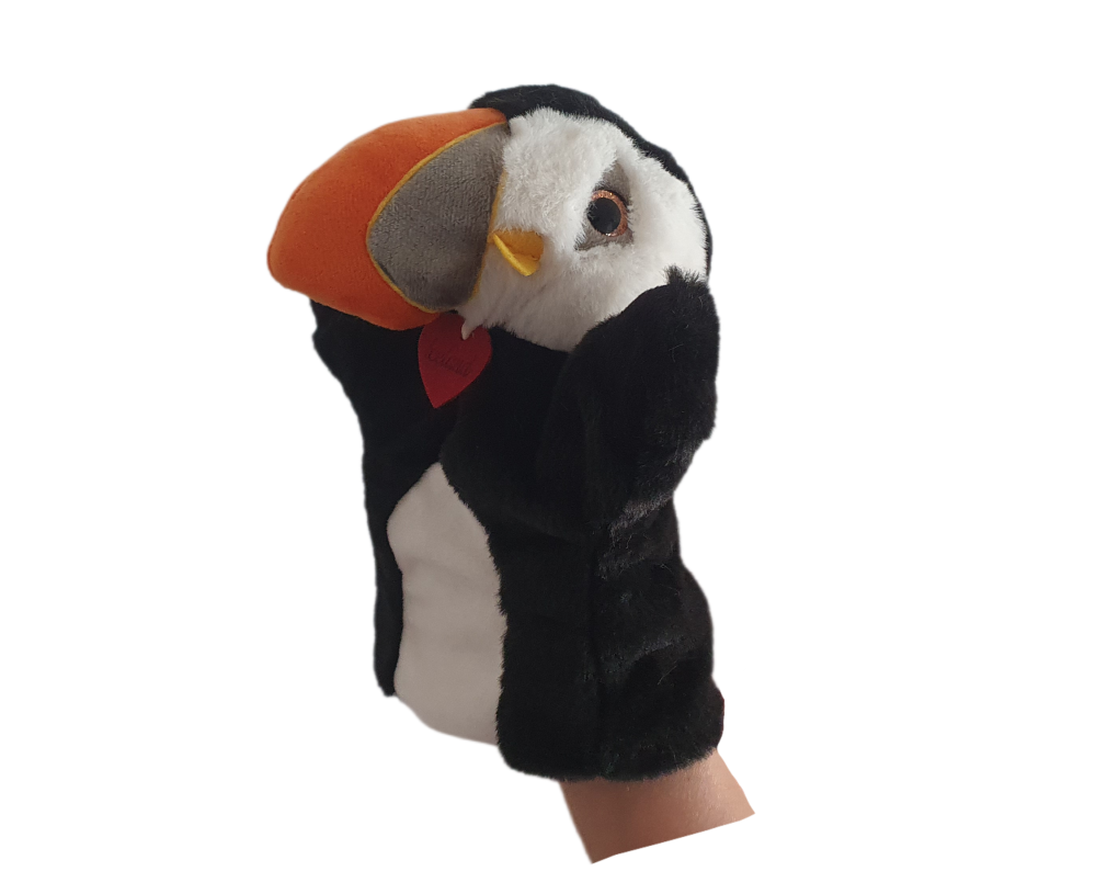 Puffin Hand Puppet - Plush Toy – bolasmidjan