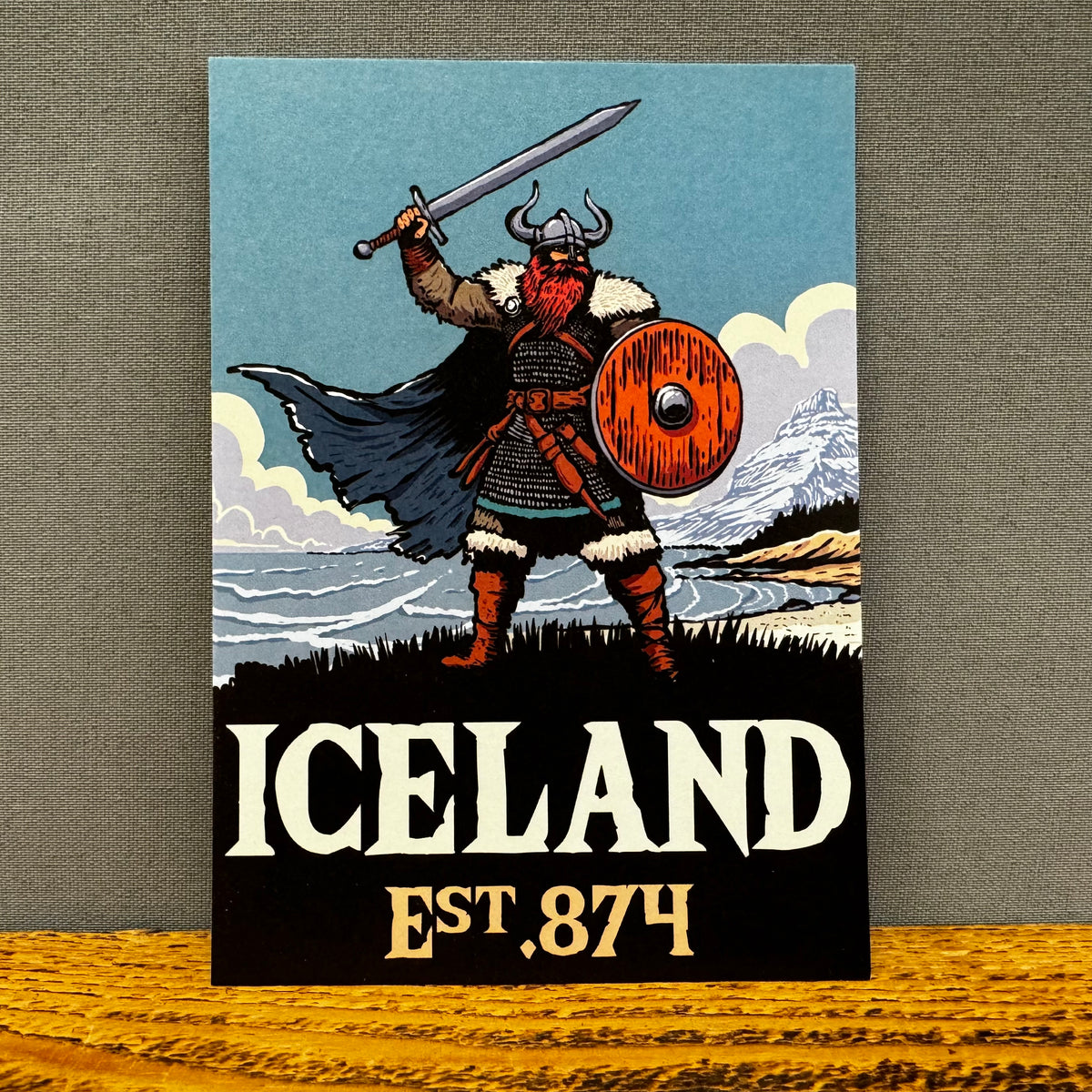 Postcard - VIking Iceland – bolasmidjan