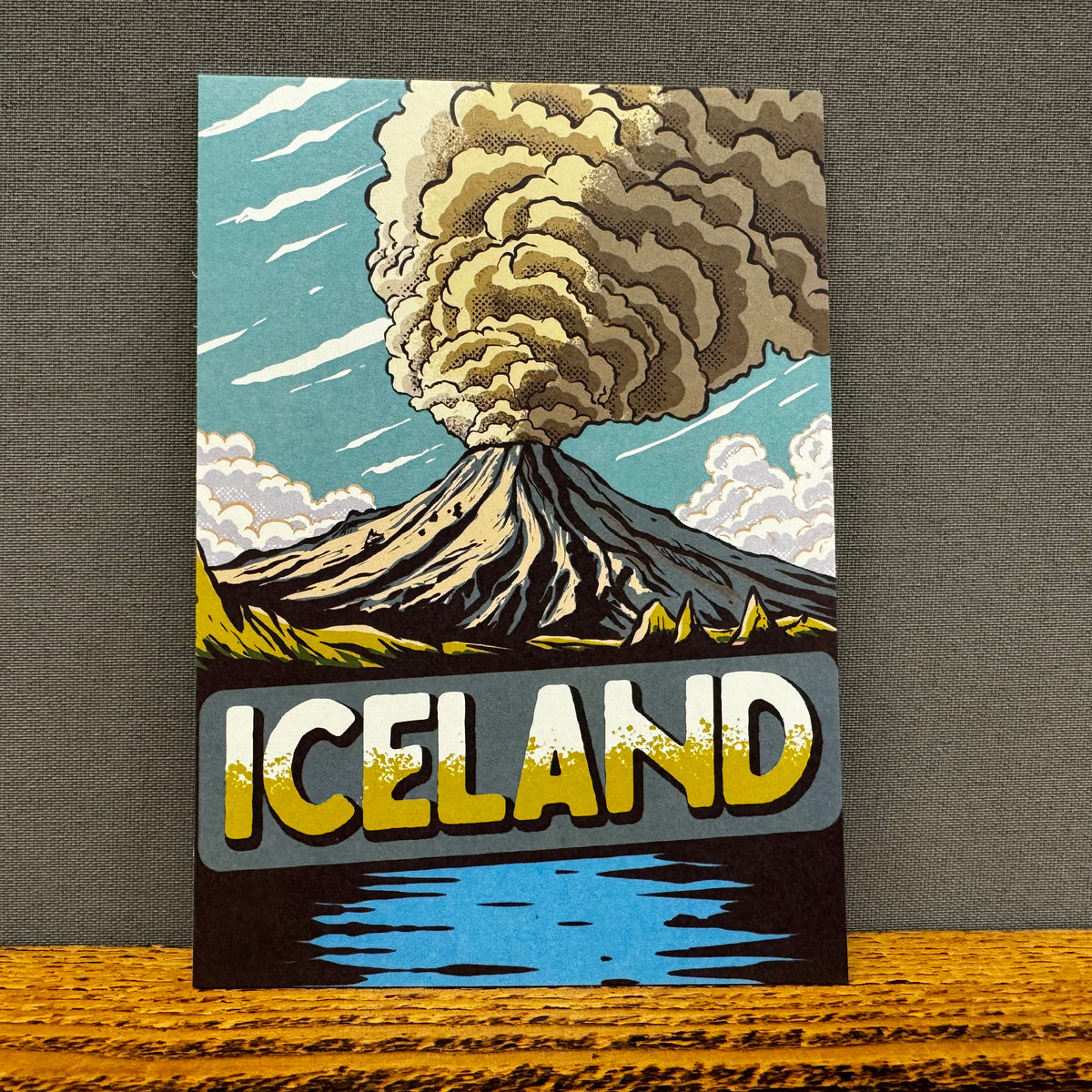 Postcard - Volcano Iceland – bolasmidjan