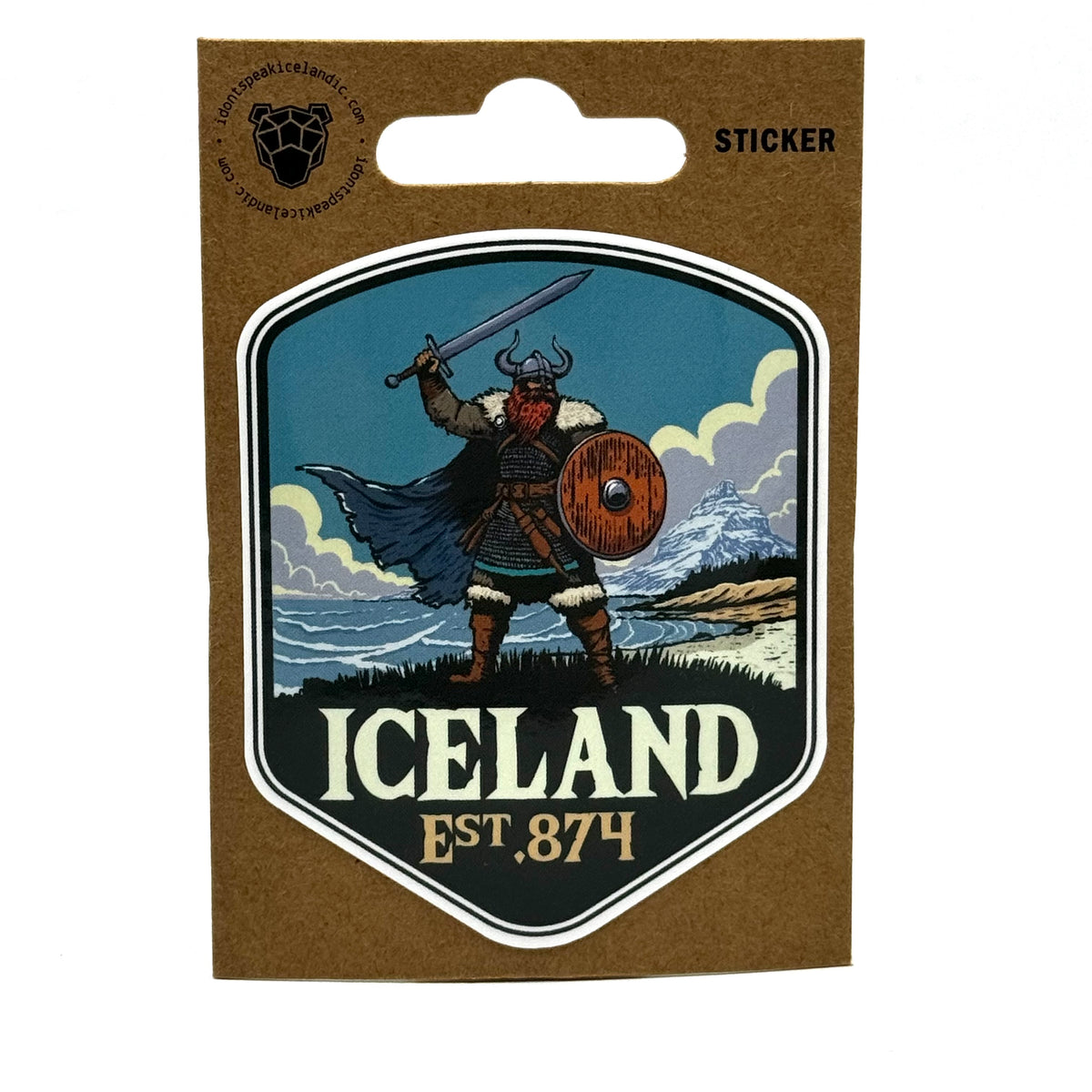 Viking Iceland - Sticker – bolasmidjan