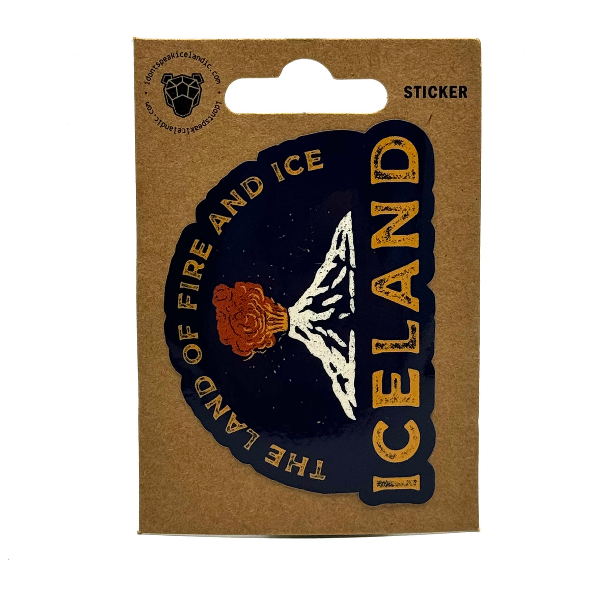 The Land of Fire and Ice - Sticker – bolasmidjan