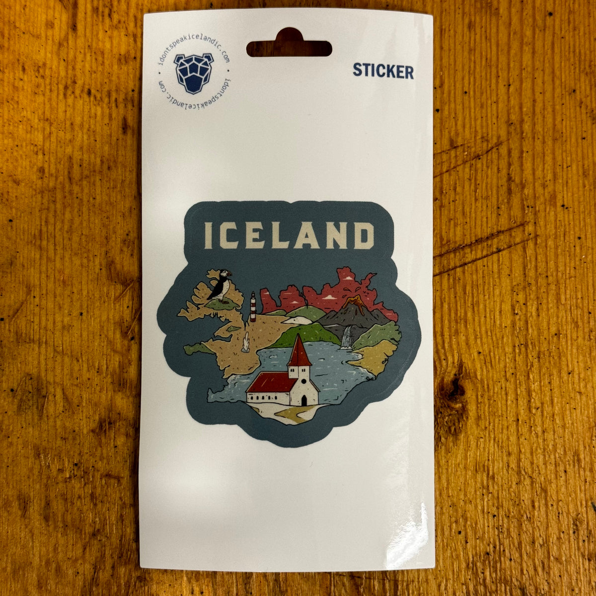 Iceland Map - Sticker – bolasmidjan