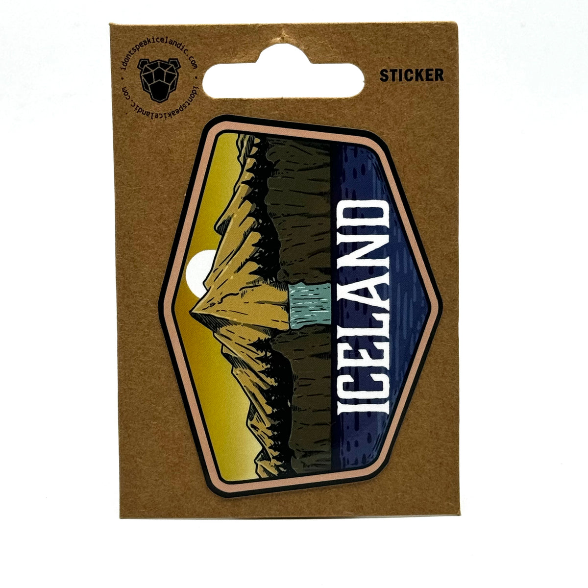 Iceland Waterfall - Sticker – bolasmidjan