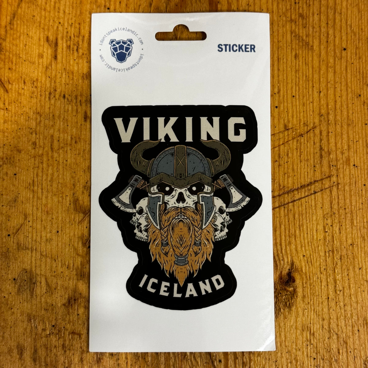 Skull Viking - Sticker – bolasmidjan