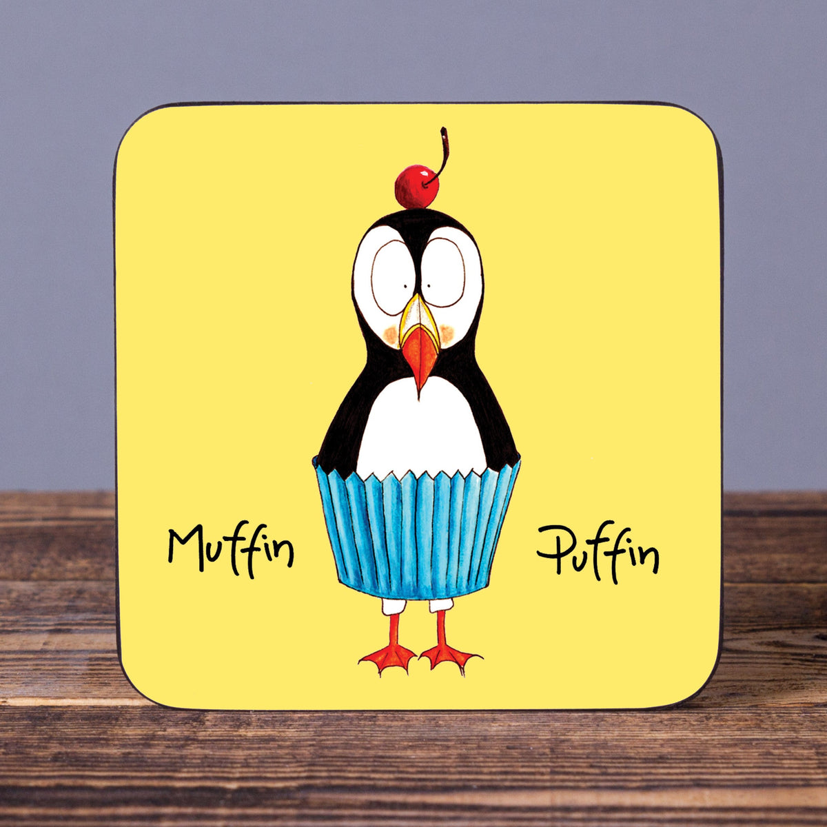 Muffin Puffin - 6 Coasters – bolasmidjan