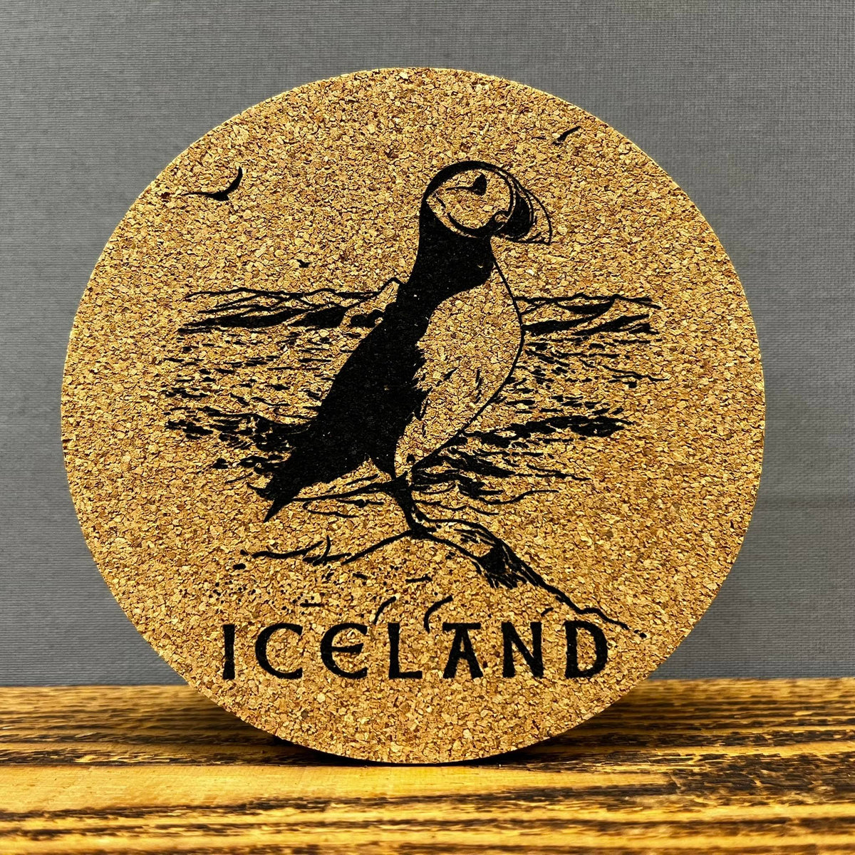 Puffin Iceland - Cork Coaster – bolasmidjan