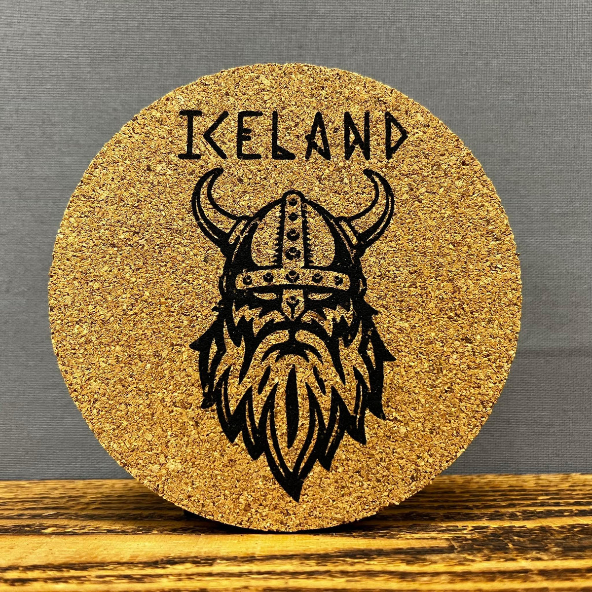 Viking Iceland - Cork Coaster – bolasmidjan